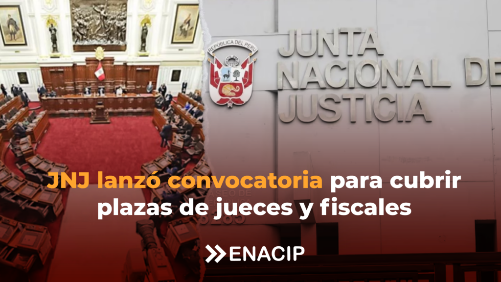 Convocatorias a Concursos públicos de la JNJ